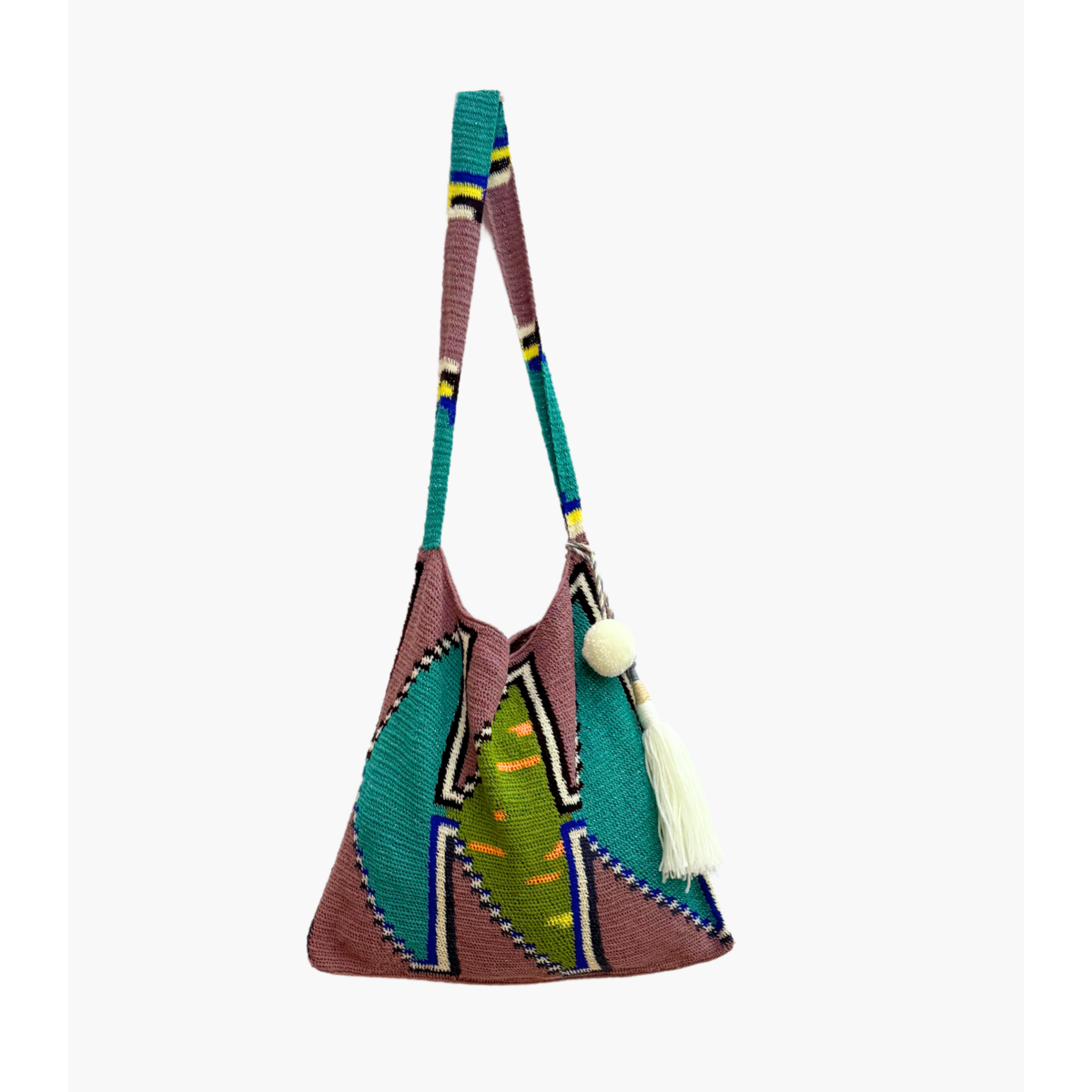 Half Diamond Design Handwoven Bilum Bag – Among Equals